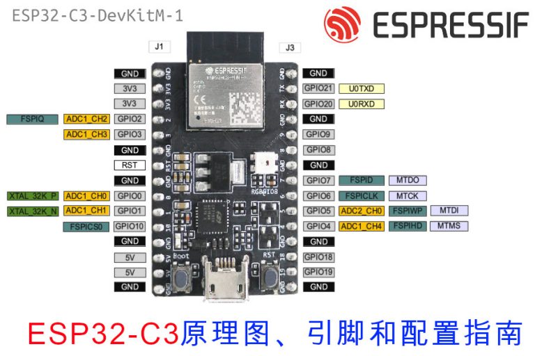 esp32 c3引脚、原理图及使用详解 - 创客出手